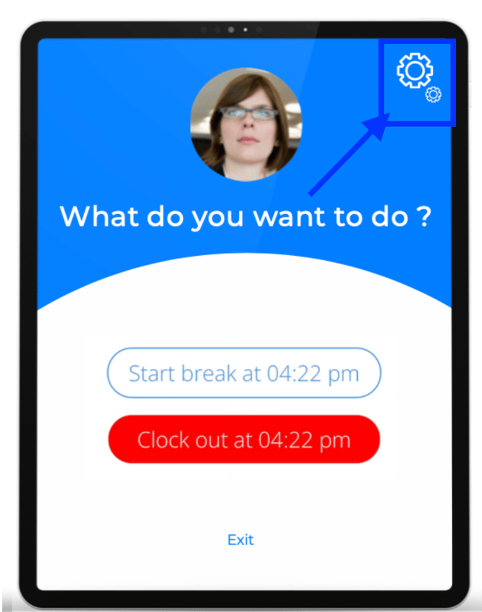 How to enrol an employee on the iPad Clock?