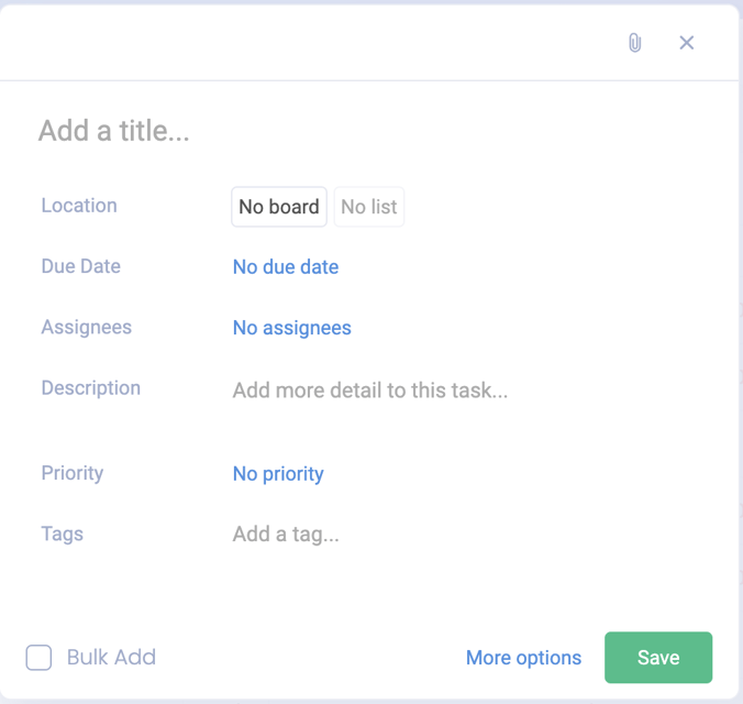 How to create a Task within Events?