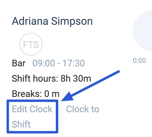 How to check unclocked shifts?