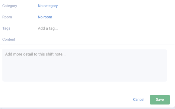 How to add Shift Notes?
