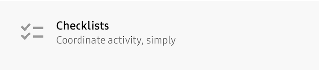 How to navigate checklists on mobile (Android)?