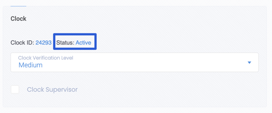 Re-enrolling a Team Member on the Clock