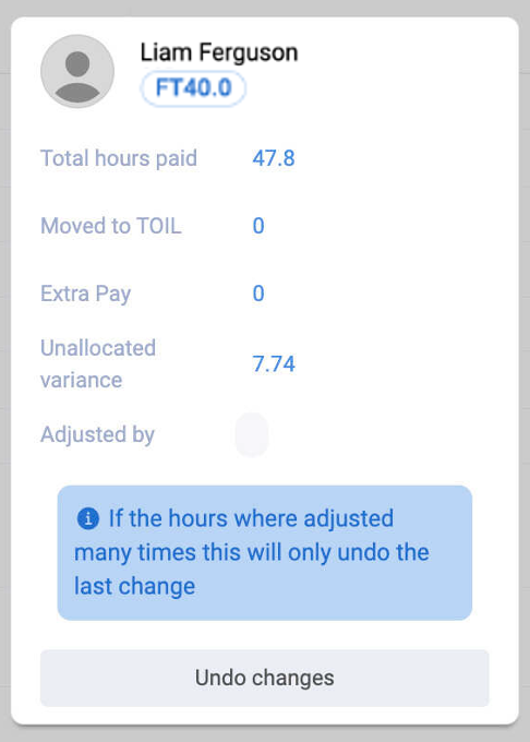 How to Adjust Hours in Week Details?
